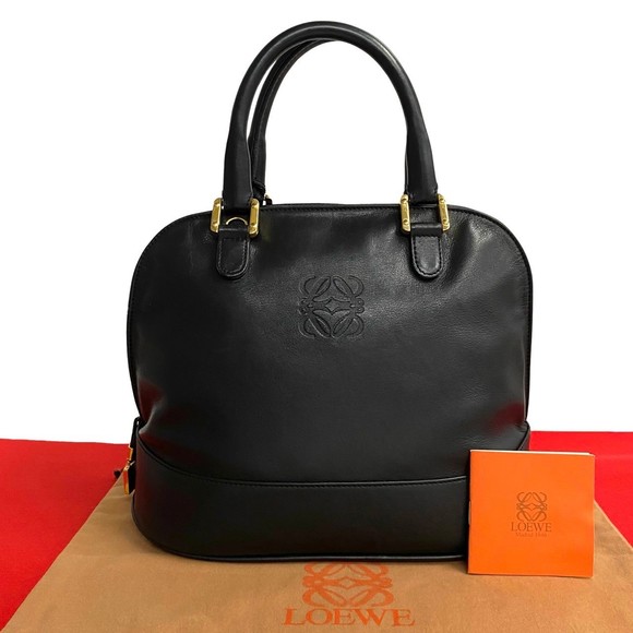 Loewe | Bags | Loewe Anagram Logo Bag Black | Poshmark